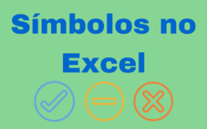 Símbolos Excel - Minhas Planilhas