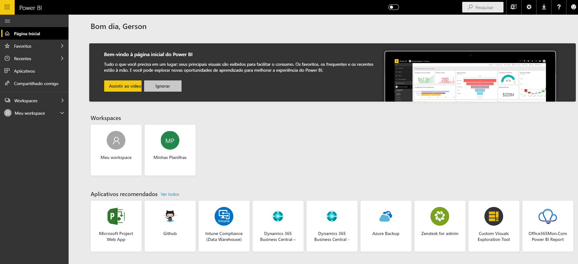 Criar Conta Gratuita no Power BI - Minhas Planilhas